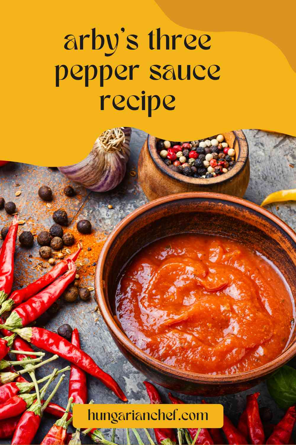 Arby's Three Pepper Sauce Recipe - Hungarian Chef