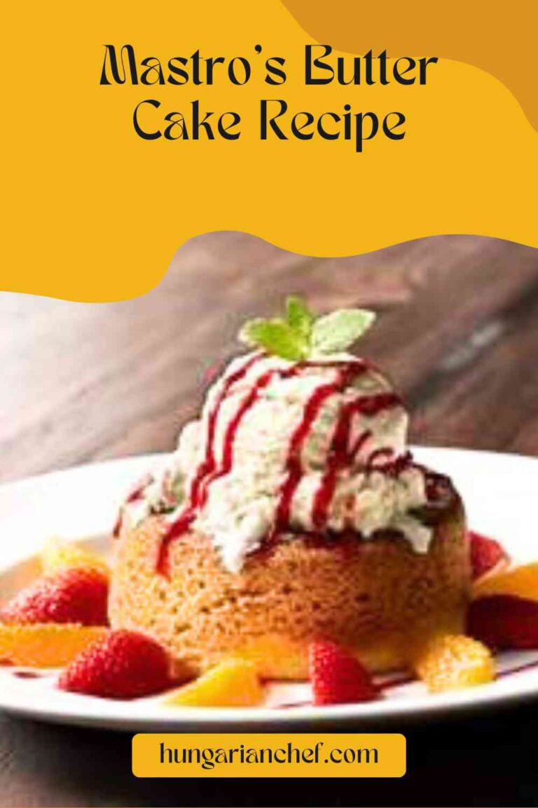 Mastro's Butter Cake Recipe - Hungarian Chef