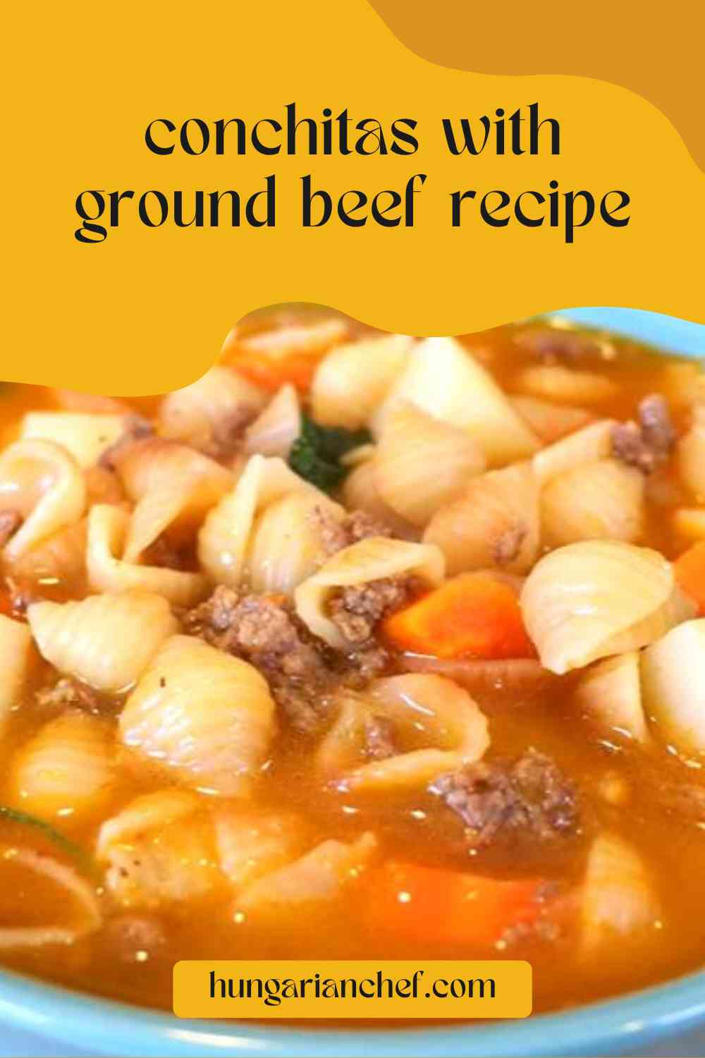 Conchitas With Ground Beef Recipe - Hungarian Chef
