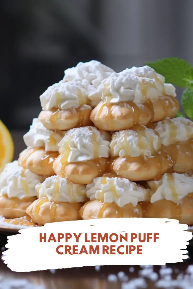 Happy Lemon Puff Cream Recipe - Hungarian Chef