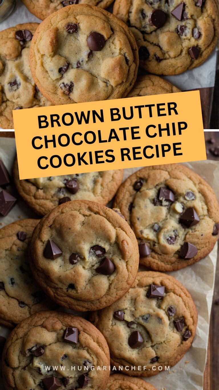 Brown Butter Chocolate Chip Cookies Recipe - Hungarian Chef - Hungarian ...