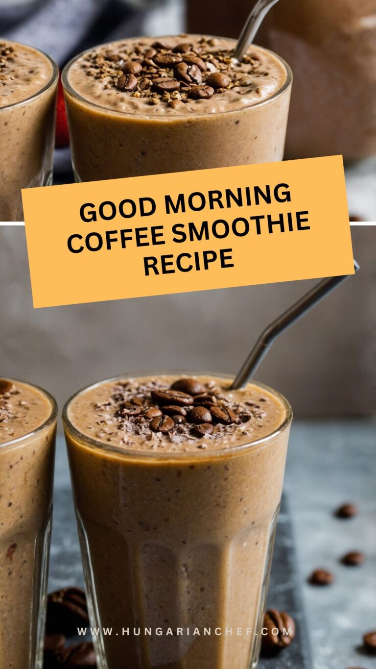 Good Morning Coffee Smoothie Recipe - Hungarian Chef - Hungarian Chef