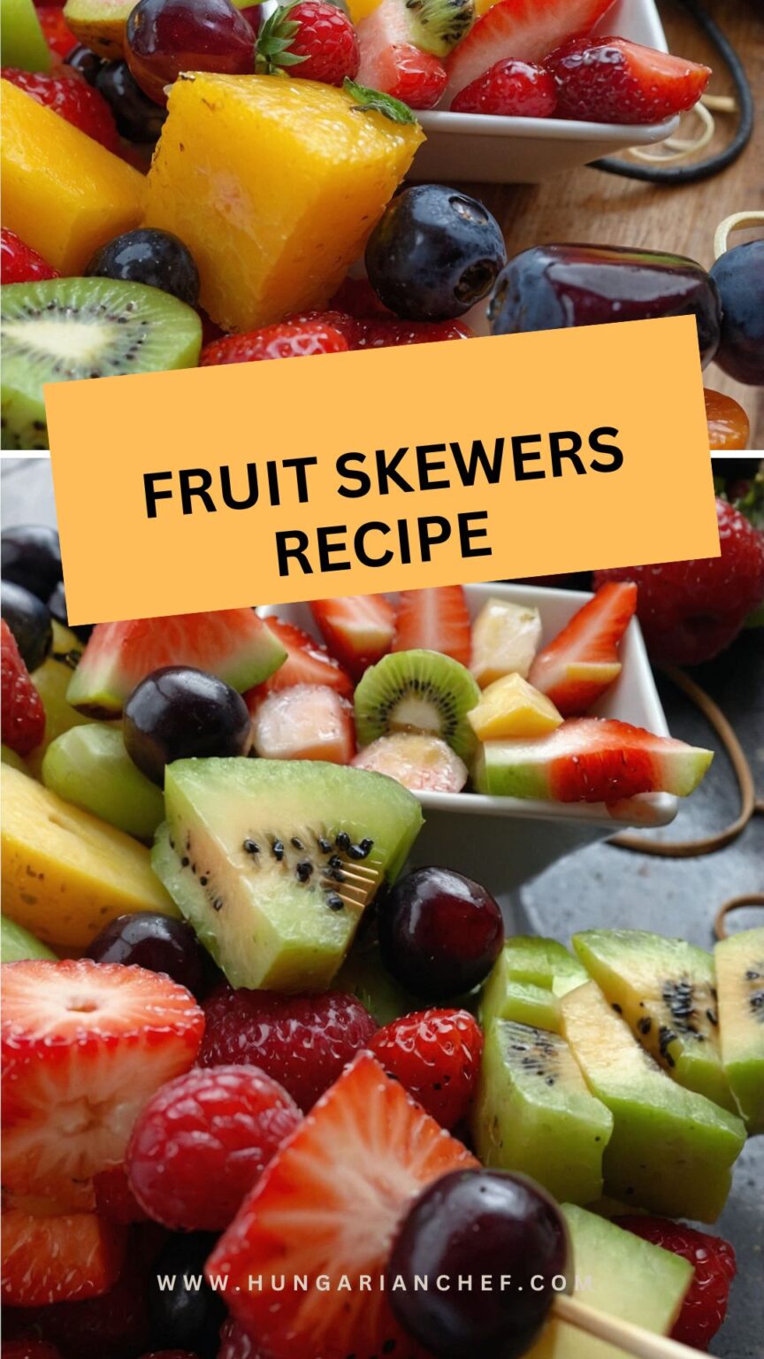 Fruit Skewers Recipe - Hungarian Chef - Hungarian Chef