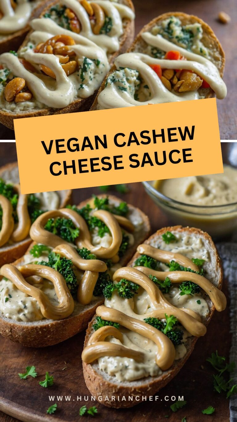 Vegan Cashew Cheese Sauce - Hungarian Chef - Hungarian Chef