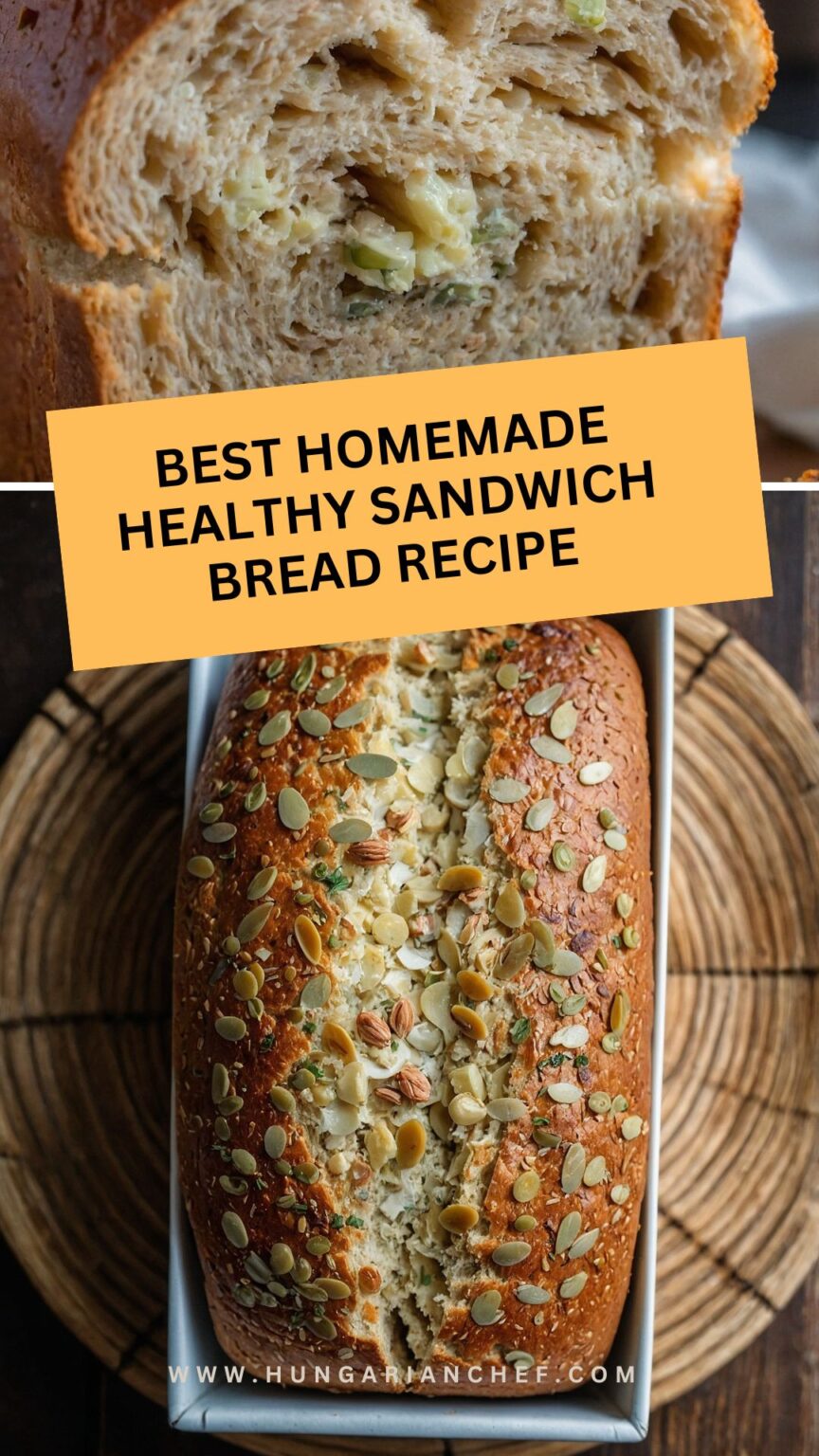 Homemade Healthy Sandwich Bread - Hungarian Chef - Hungarian Chef