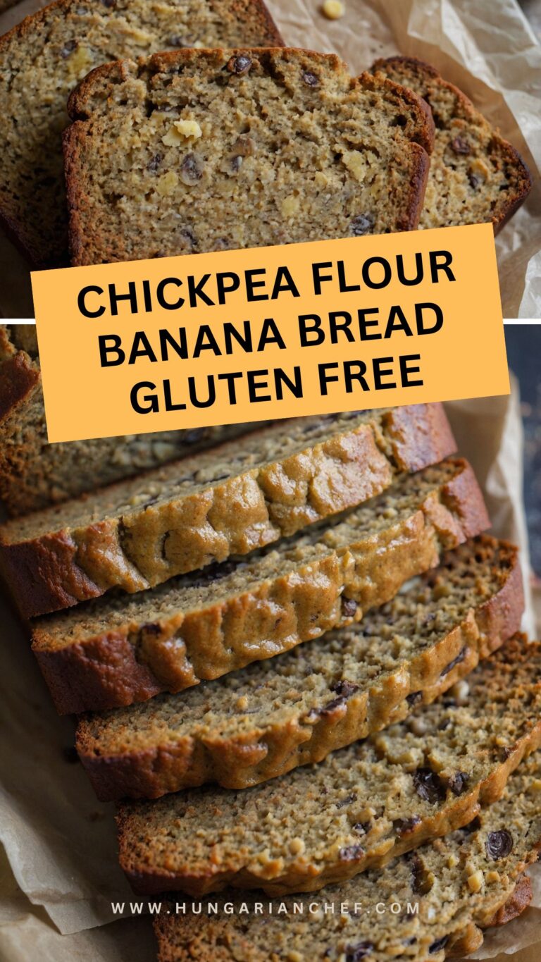 Chickpea Flour Banana Bread Gluten Free - Hungarian Chef - Hungarian Chef