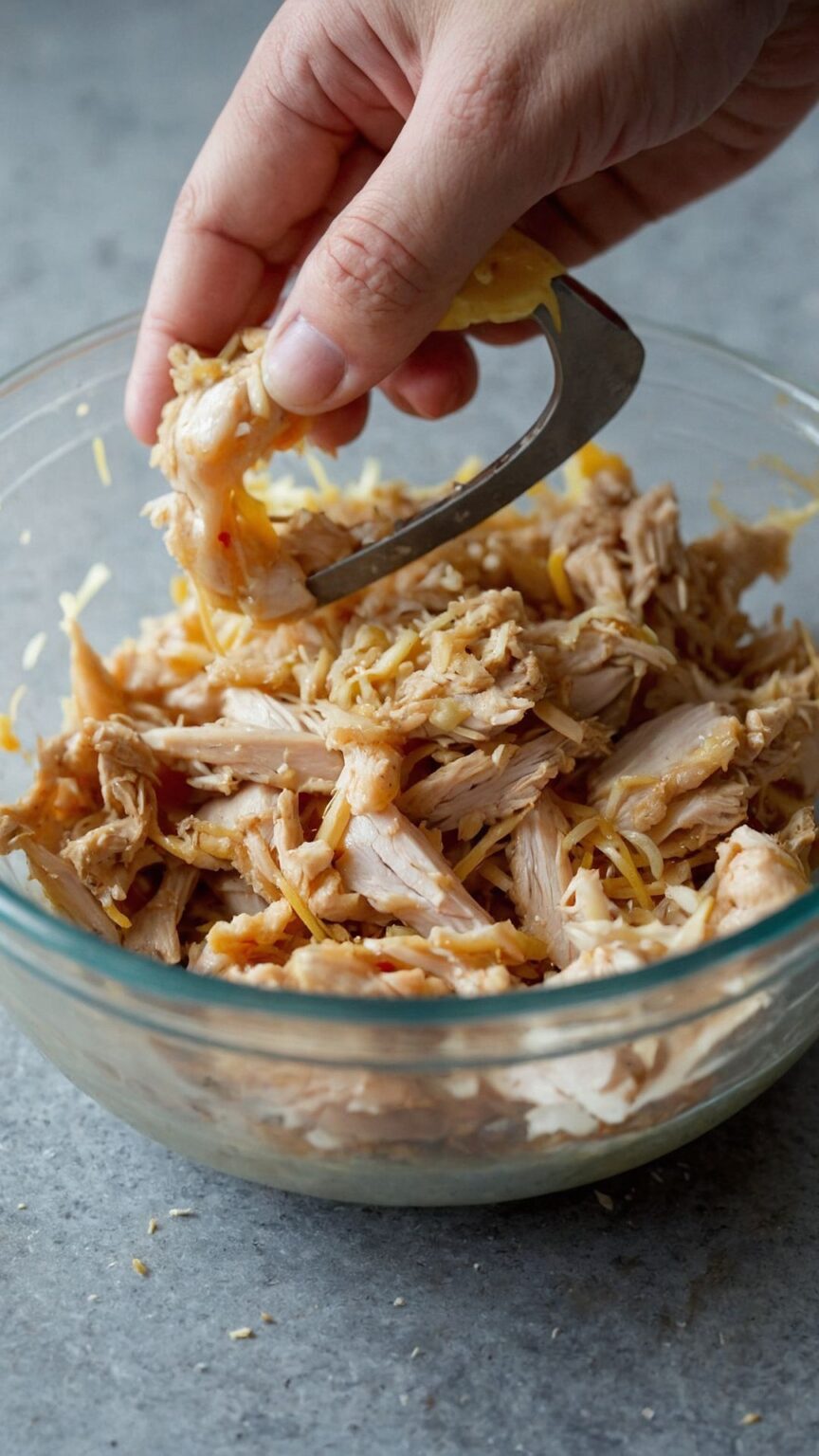 How to Shred Chicken - Hungarian Chef - Hungarian Chef