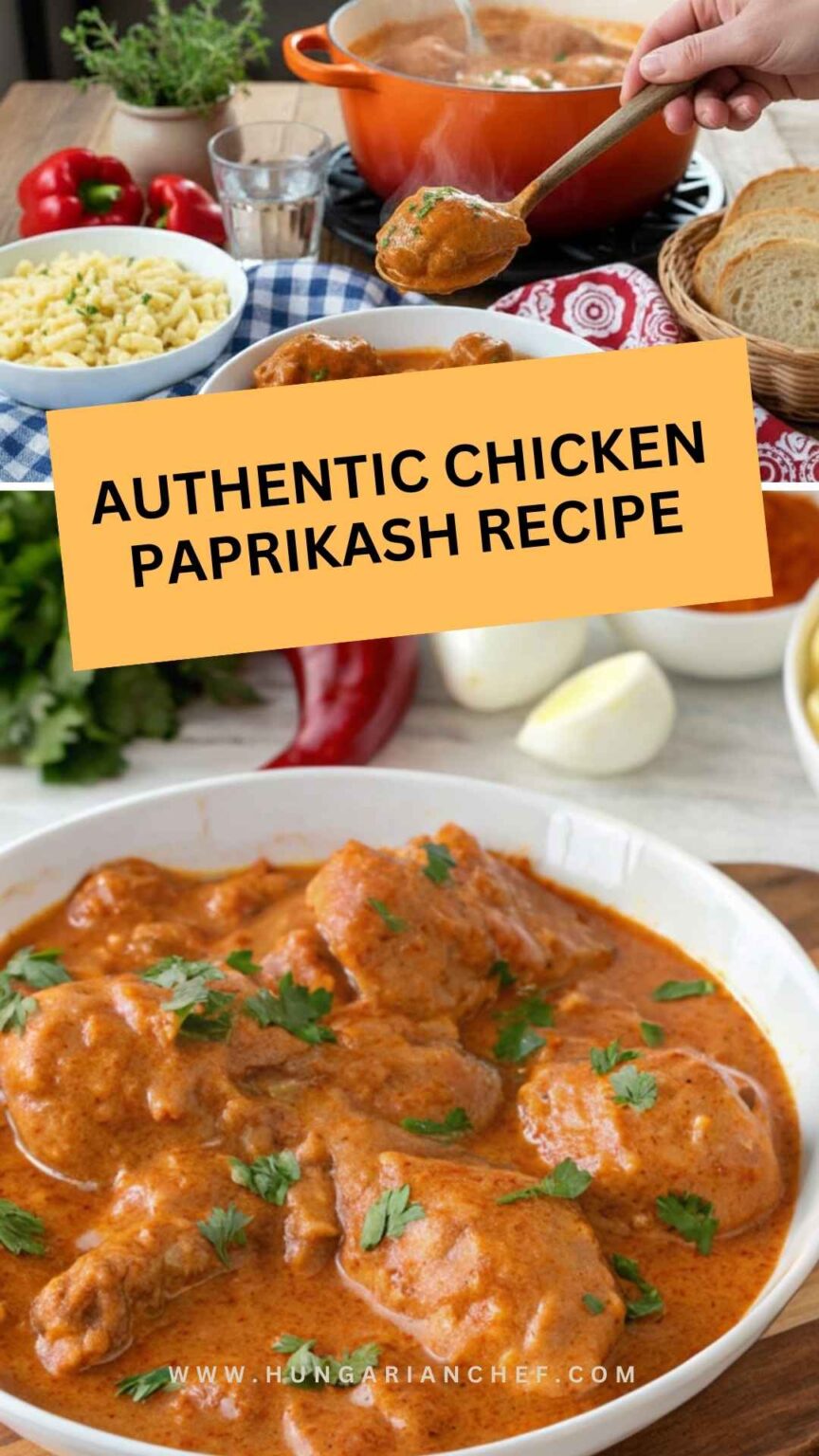Authentic Chicken Paprikash Recipe - Hungarian Chef - Hungarian Chef
