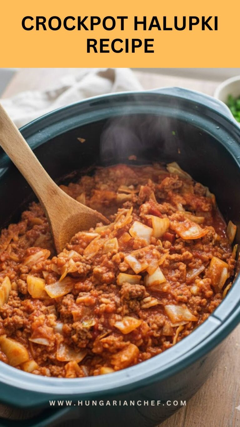 Crockpot Halupki Recipe (Unstuffed Cabbage Rolls) - Hungarian Chef