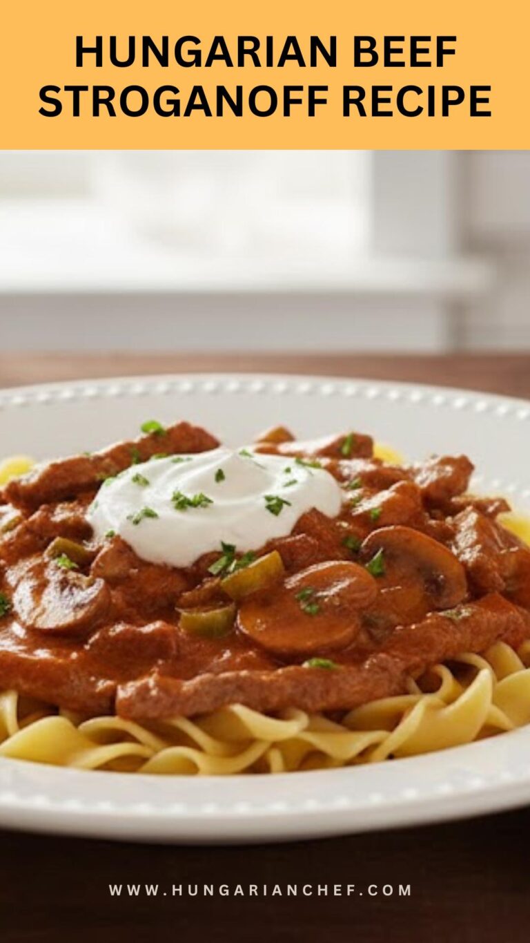 Hungarian Beef Stroganoff Recipe - Hungarian Chef
